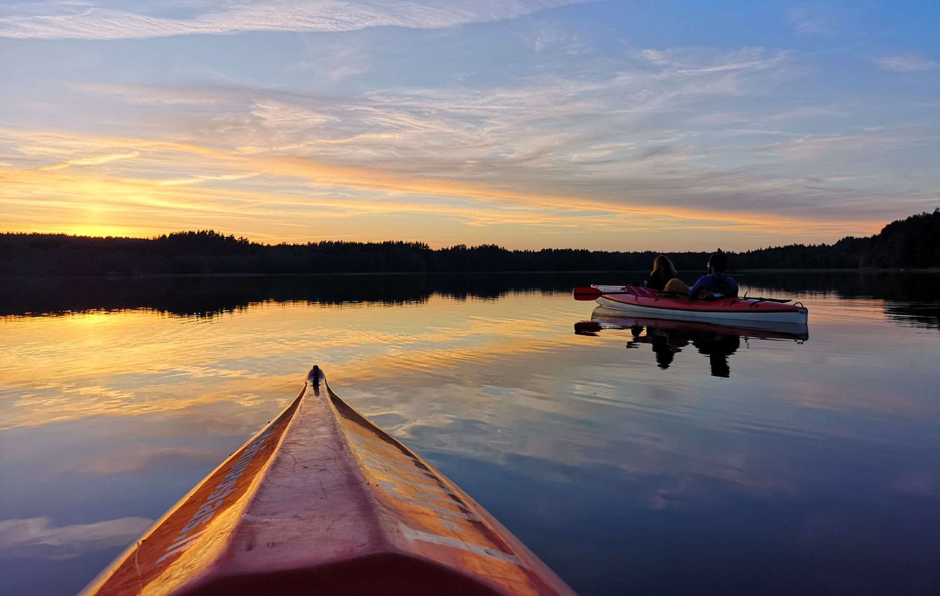 Kayaking and Canoeing in Lithuania. Žeimena, Būka, Lakaja ir Kiauna.